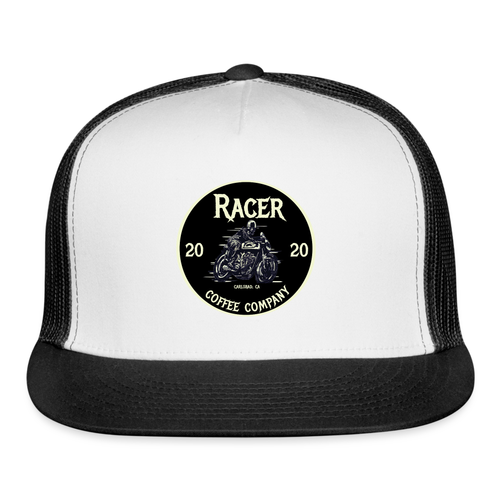 Vintage Black Trucker Hat – Racer Coffee Company